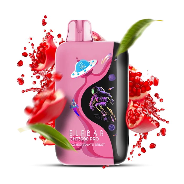 Одноразка ELF BAR GH 33000 PRO "Pomegranate Brust " зі смаком граната ...